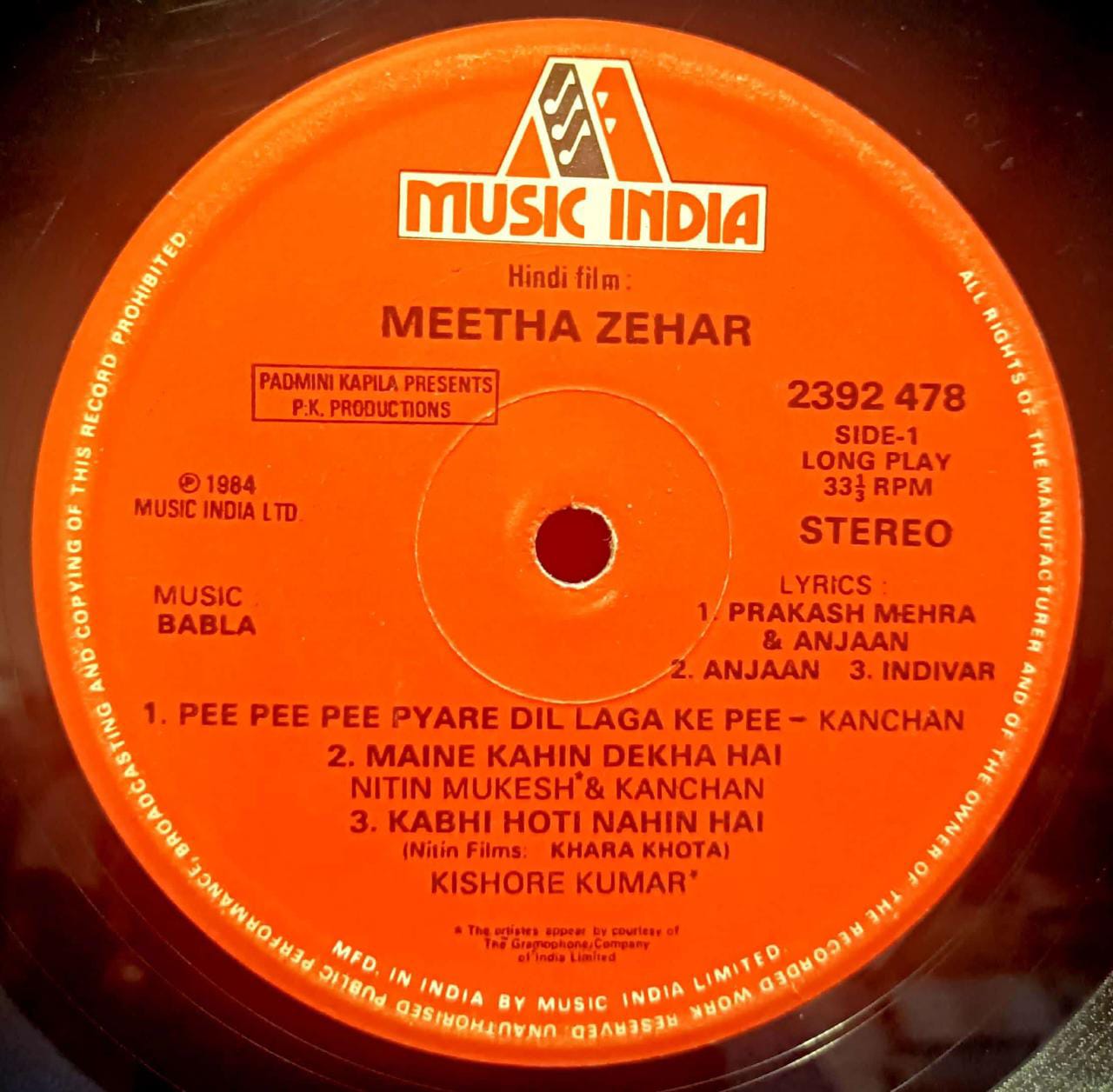 Meetha Zehar - RGH India