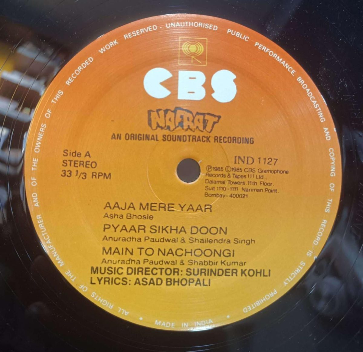 Nafrat - Lp Record - RGH India