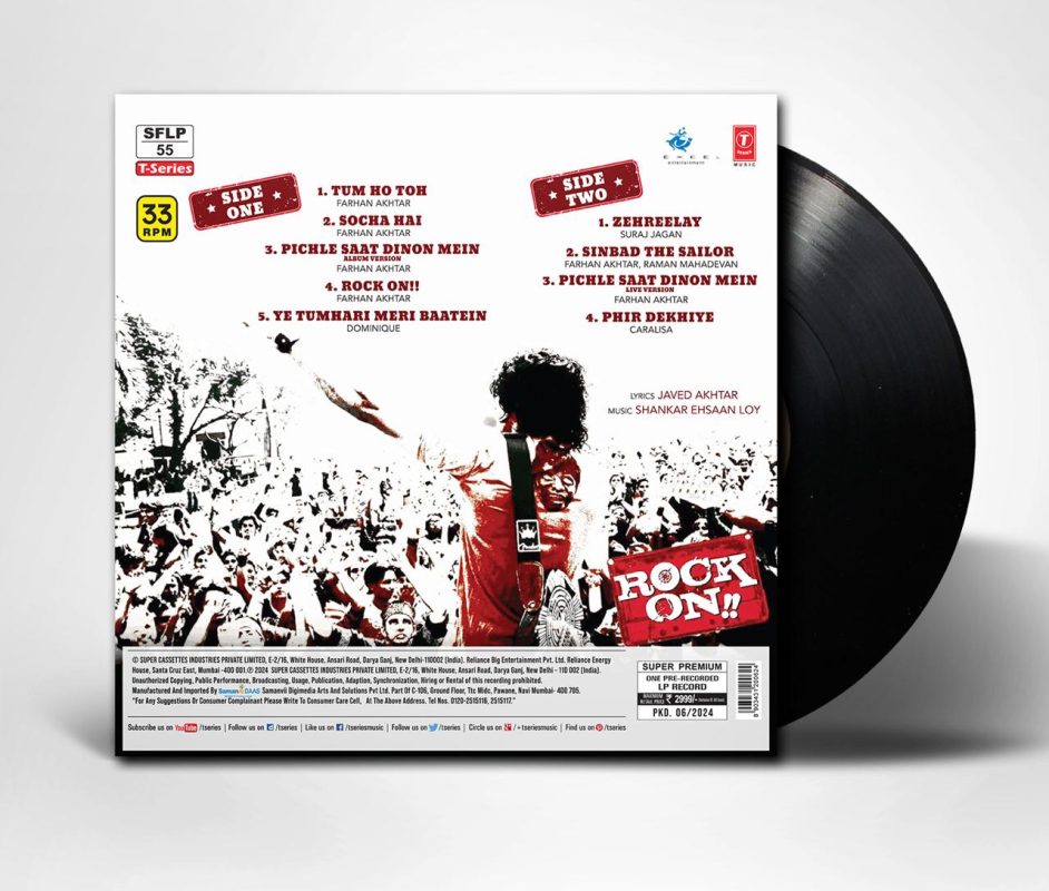 Rock On!!, Shankar–Ehsaan–Loy, Vinyl Record, Lp - RGH India
