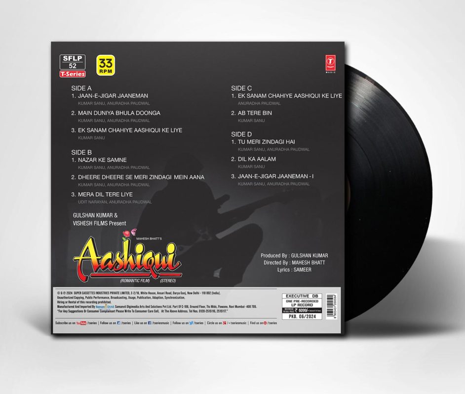 Aashiqui - Lp Record - RGH India